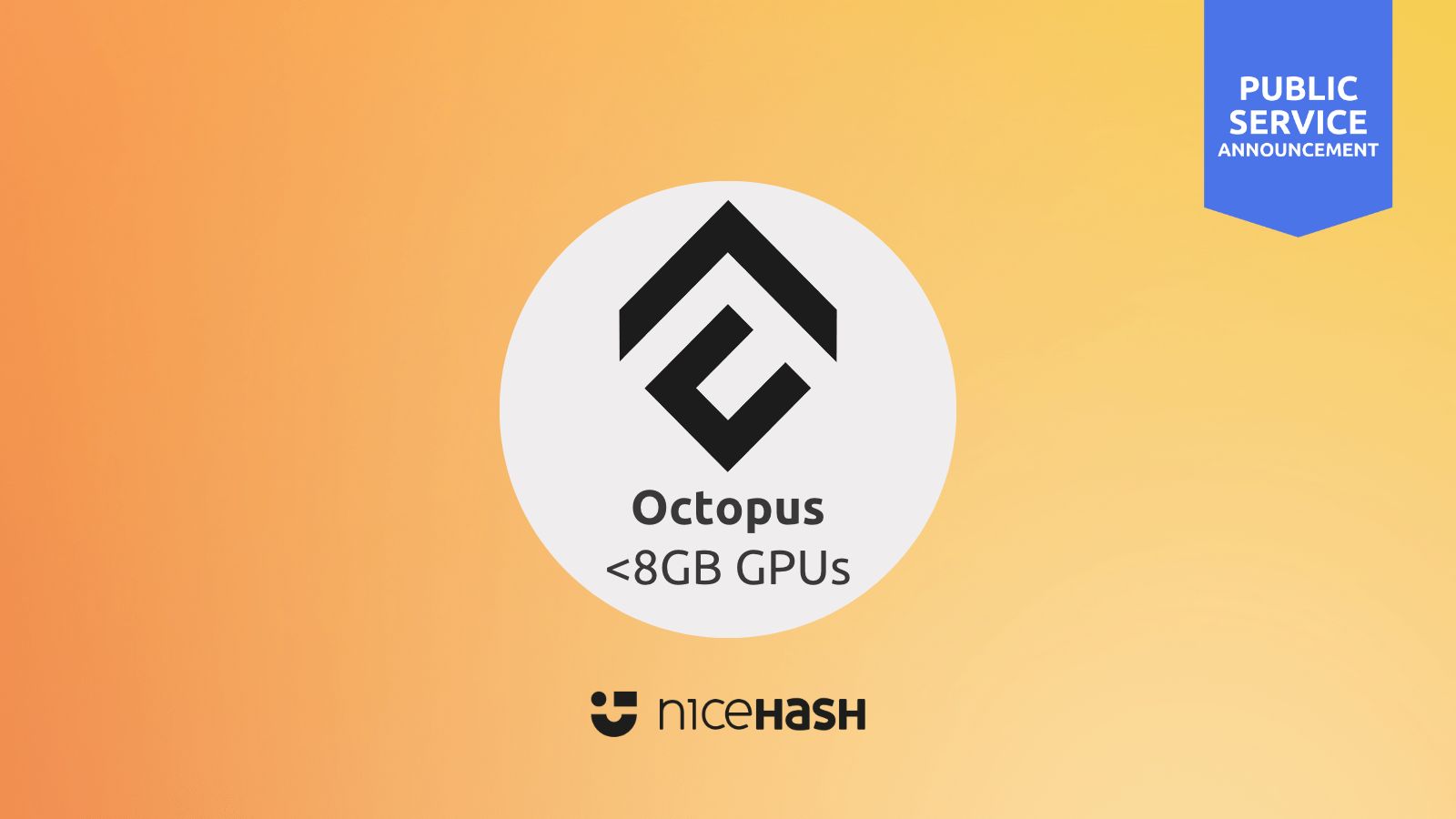 PSA: Octopus (Conflux) minimum VRAM limit is set to 8GB or more | NiceHash